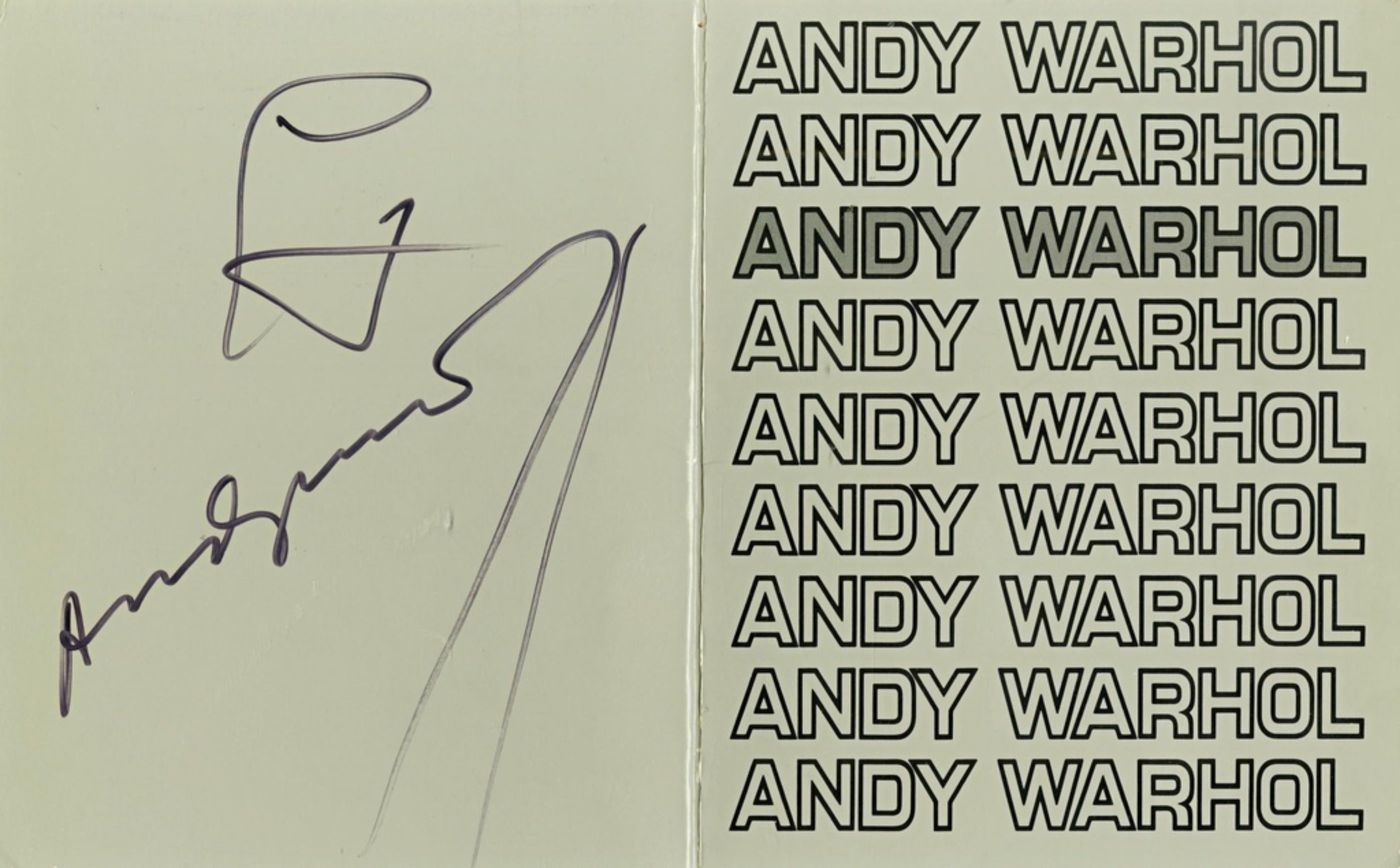 Andy Warhol's Signatures — FineArt Vendor