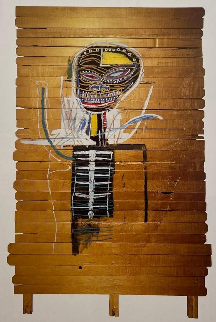 Jean Michel Basquiat - Gold Griot, 1984 — FineArt Vendor