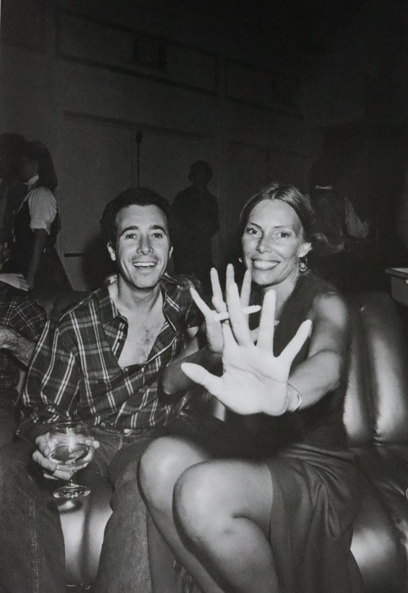 David Geffen and Joni Mitchell, Studio 54, Print in Colors - FineArt Vendor