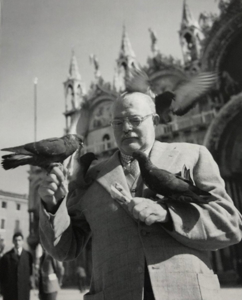 Ernest Hemingway (Bouncing Back) print in colors - FineArt Vendor