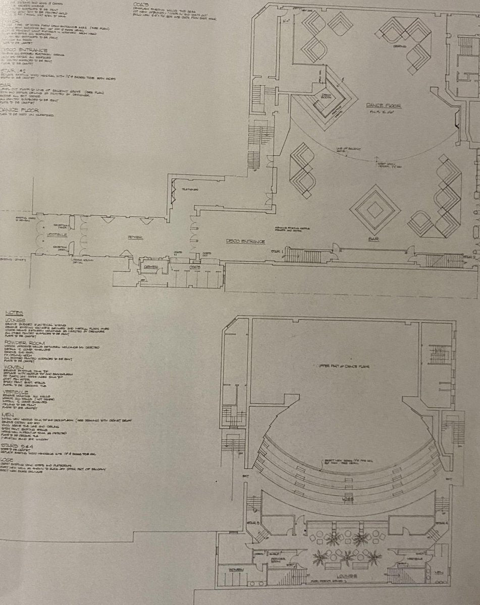 Floorplan, Studio 54, Print in Colors - FineArt Vendor